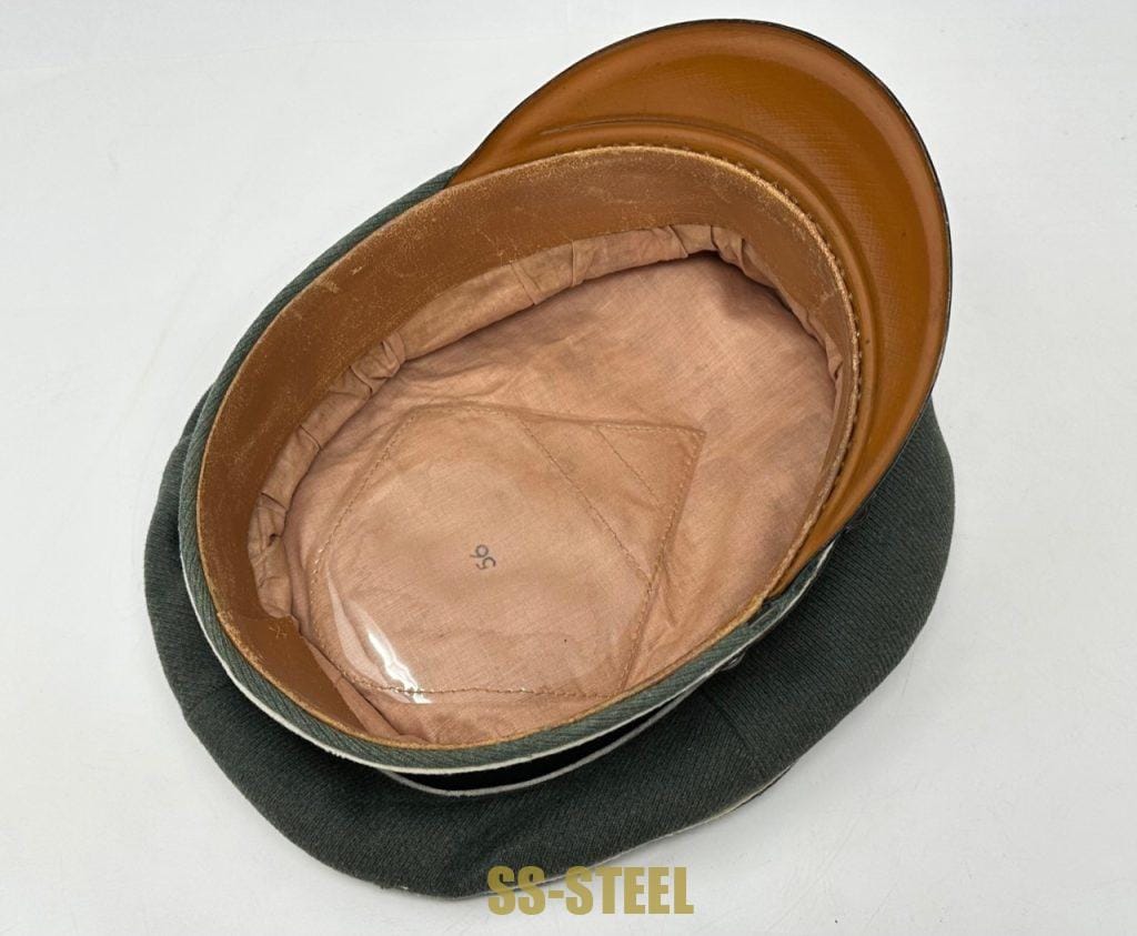 Highly Desirable SS-VT / Waffen-SS NCO Visor Cap – SS-Steel