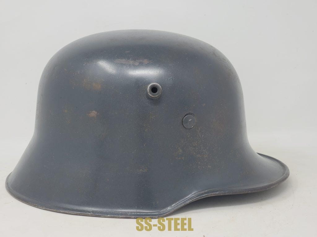 Fine SS-RZM Helmet, Marked to “SS-2″ (Bereitschaft 2), Later ,,Germania ...