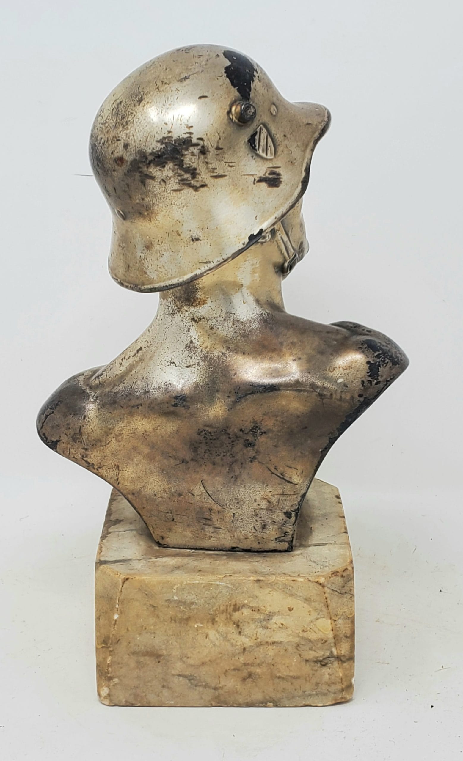 Fine Third Reich Soldier Bronze Bust – SS-Steel