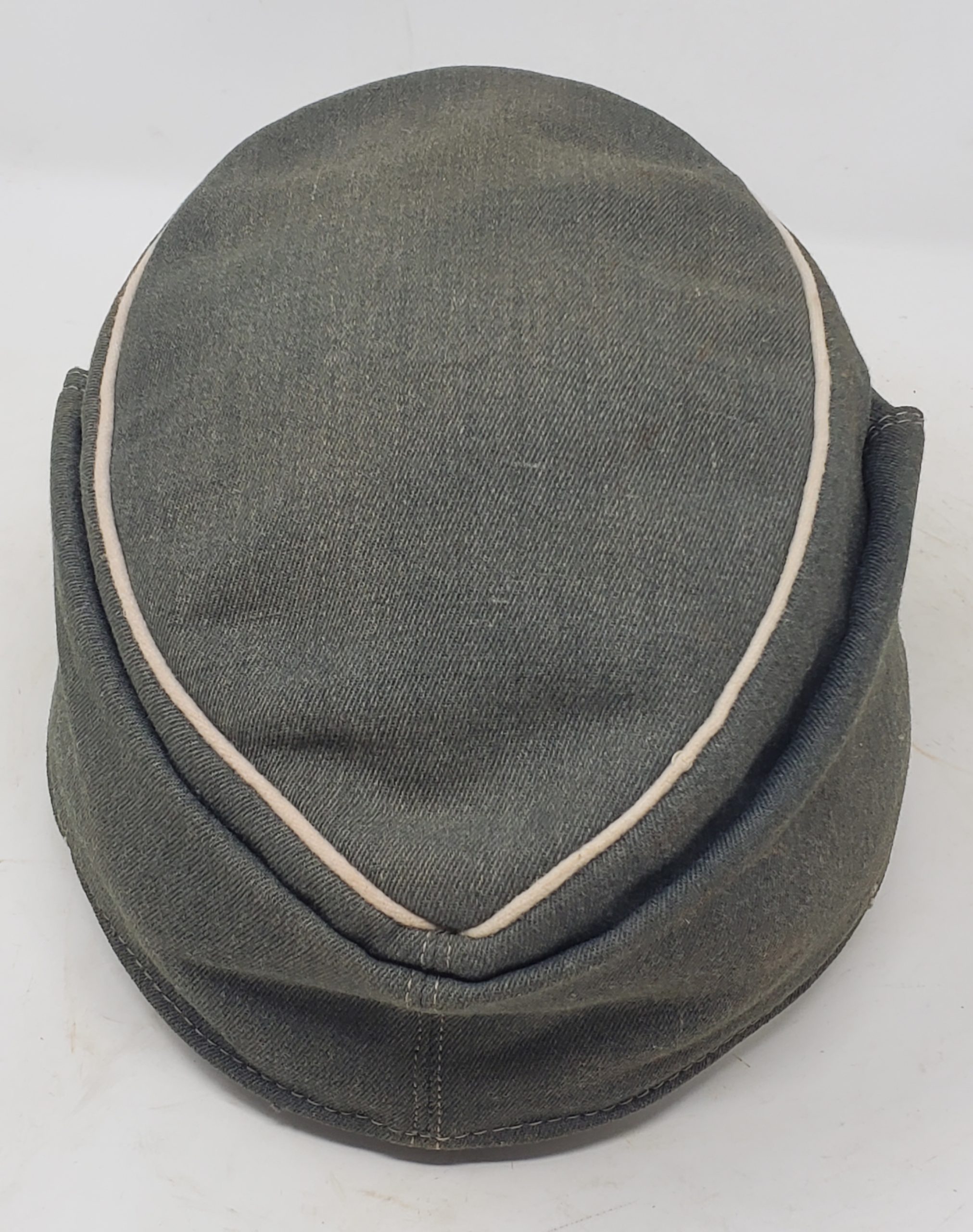Service Used Waffen-SS Officer’s M43 Cap – SS-Steel Inc.