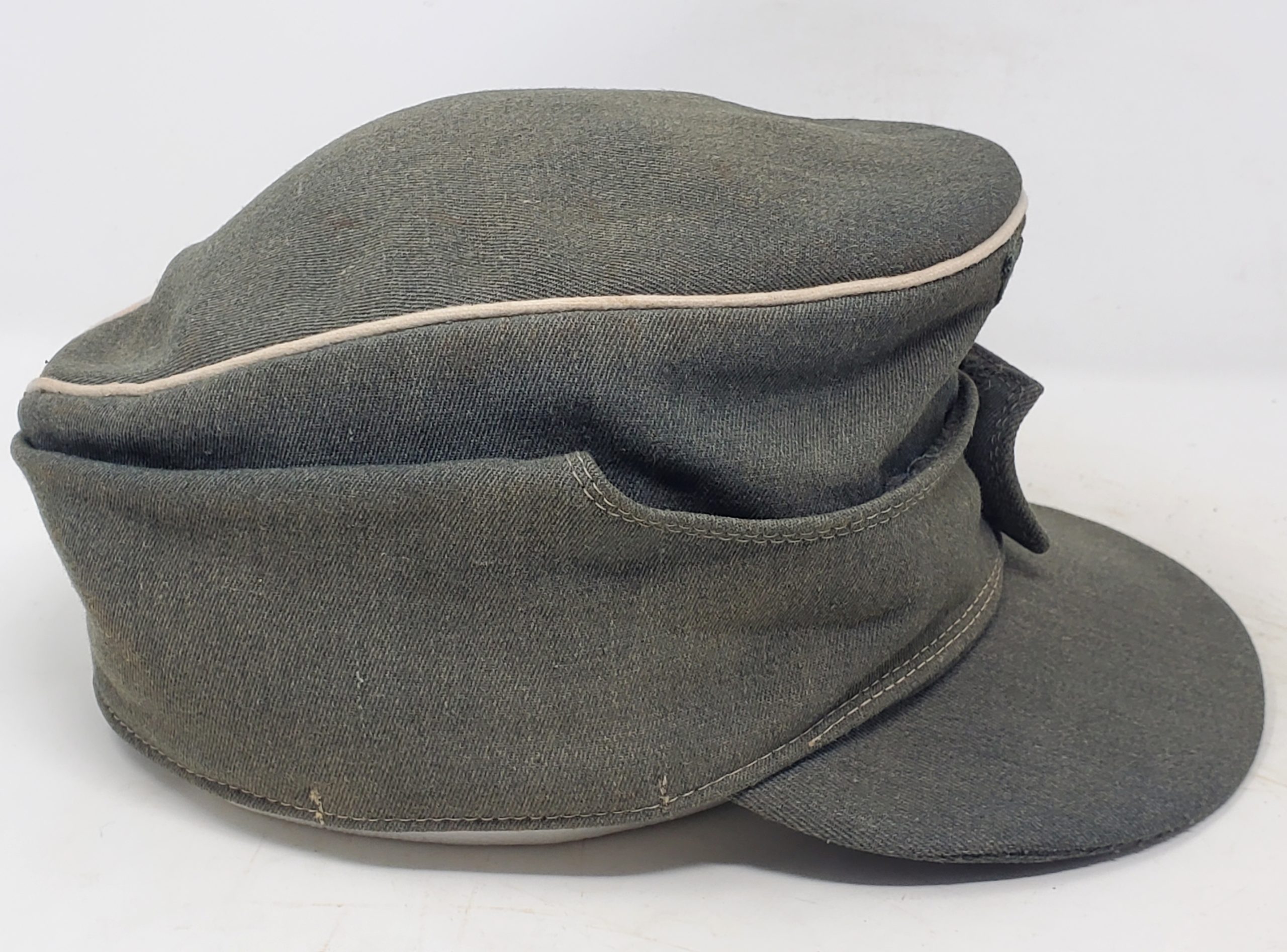 Service Used Waffen-SS Officer’s M43 Cap – SS-Steel Inc.